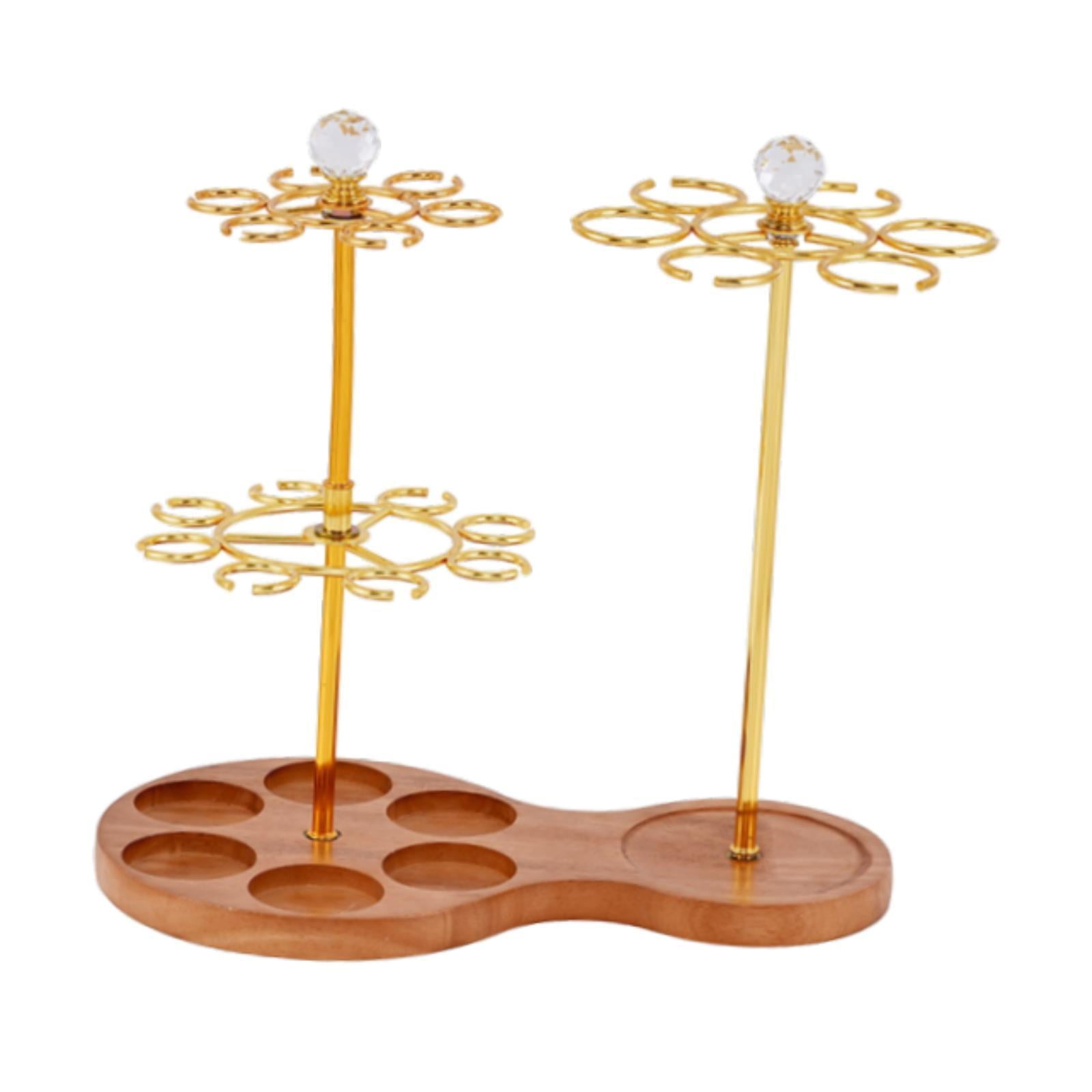 TISHITA Table Mount Glass Holder Glass Drying Rack Storage Hanger ...