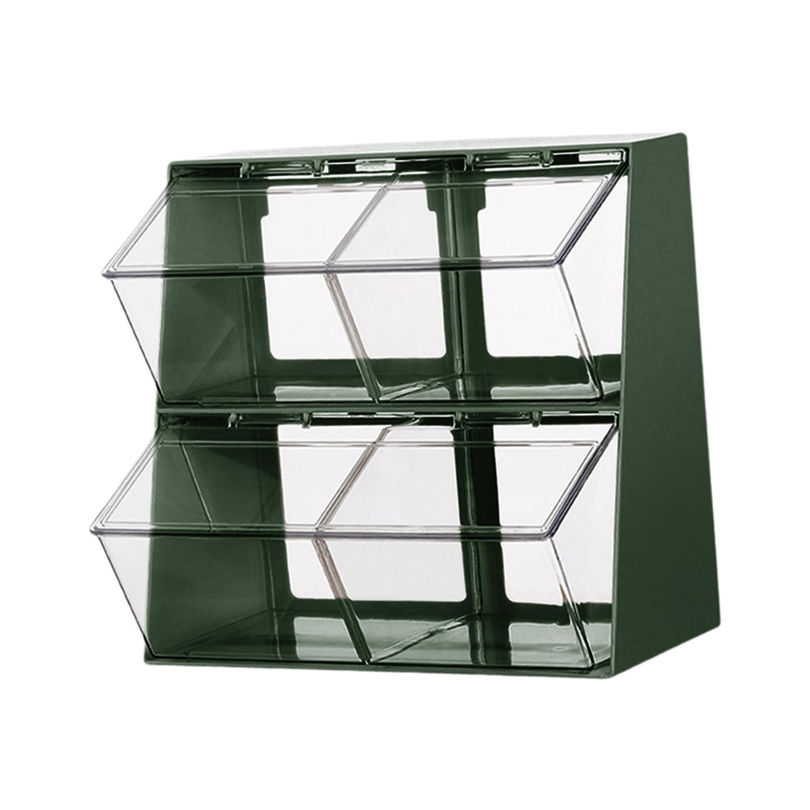 TISHITA Tea Storage Chests Sugar Packets Storage Bin Transparent ...