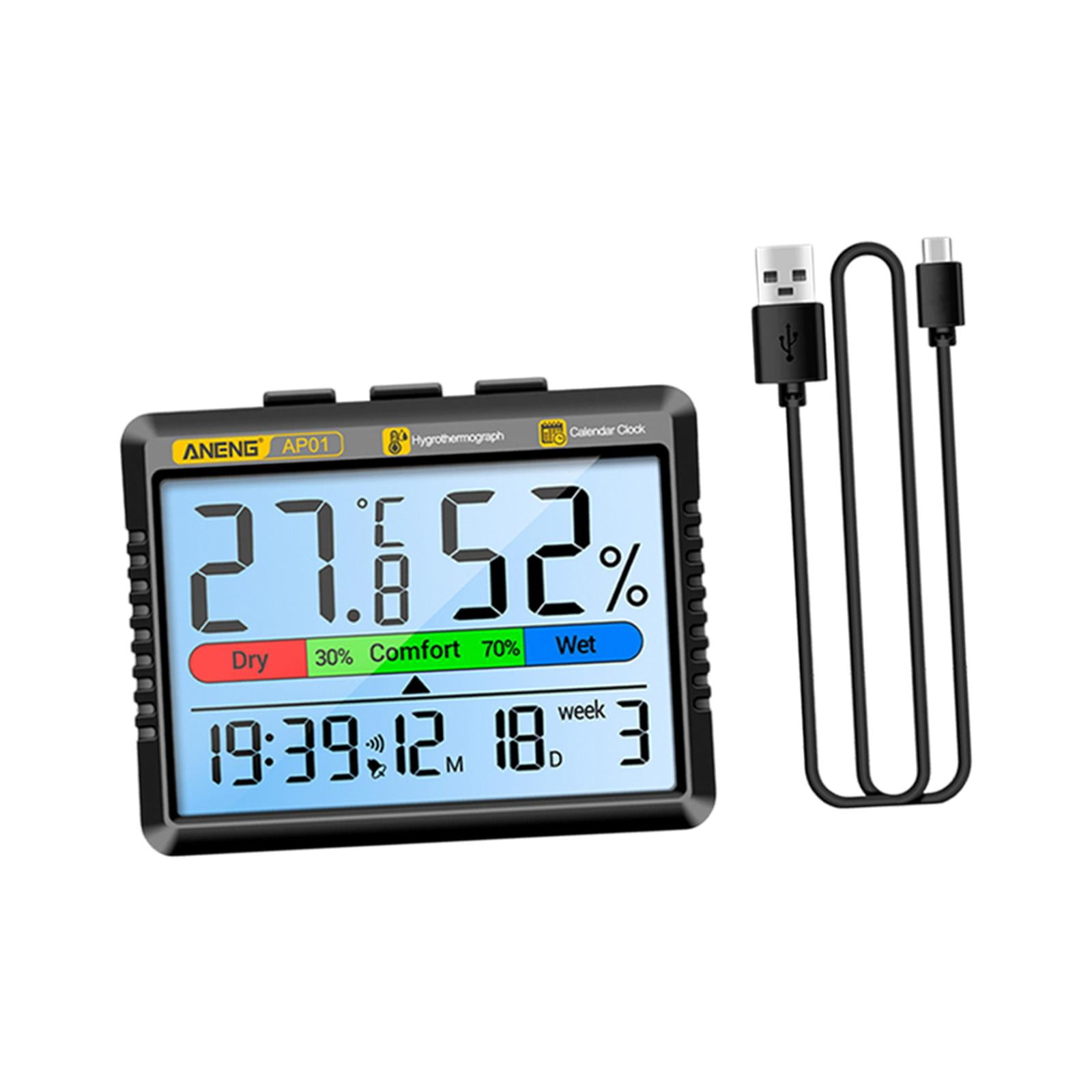 TISHITA Temperature Humidity Meter Electronic Humidity Meter 10%~99% Rh ...