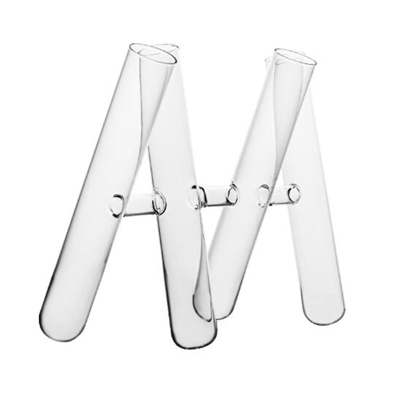 TISHITA Test Tube Vases for Flowers Glass Vase Transparent Creative ...