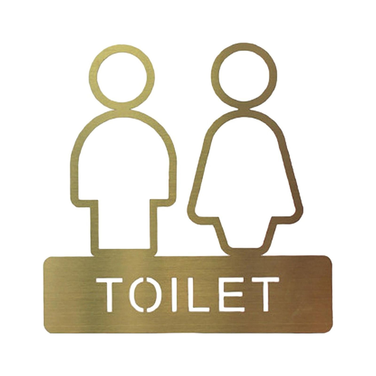 TISHITA Toilet Sign Toilet Door Sign Retro Male Female Decorations ...