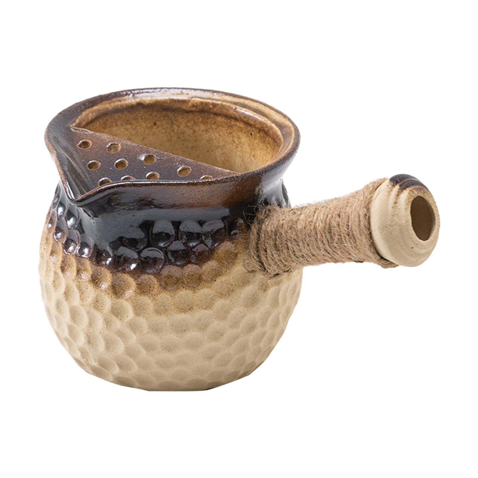 TISHITA Traditional Chinese Ceramic Teapot 18oz Blooming and Loose Tea ...