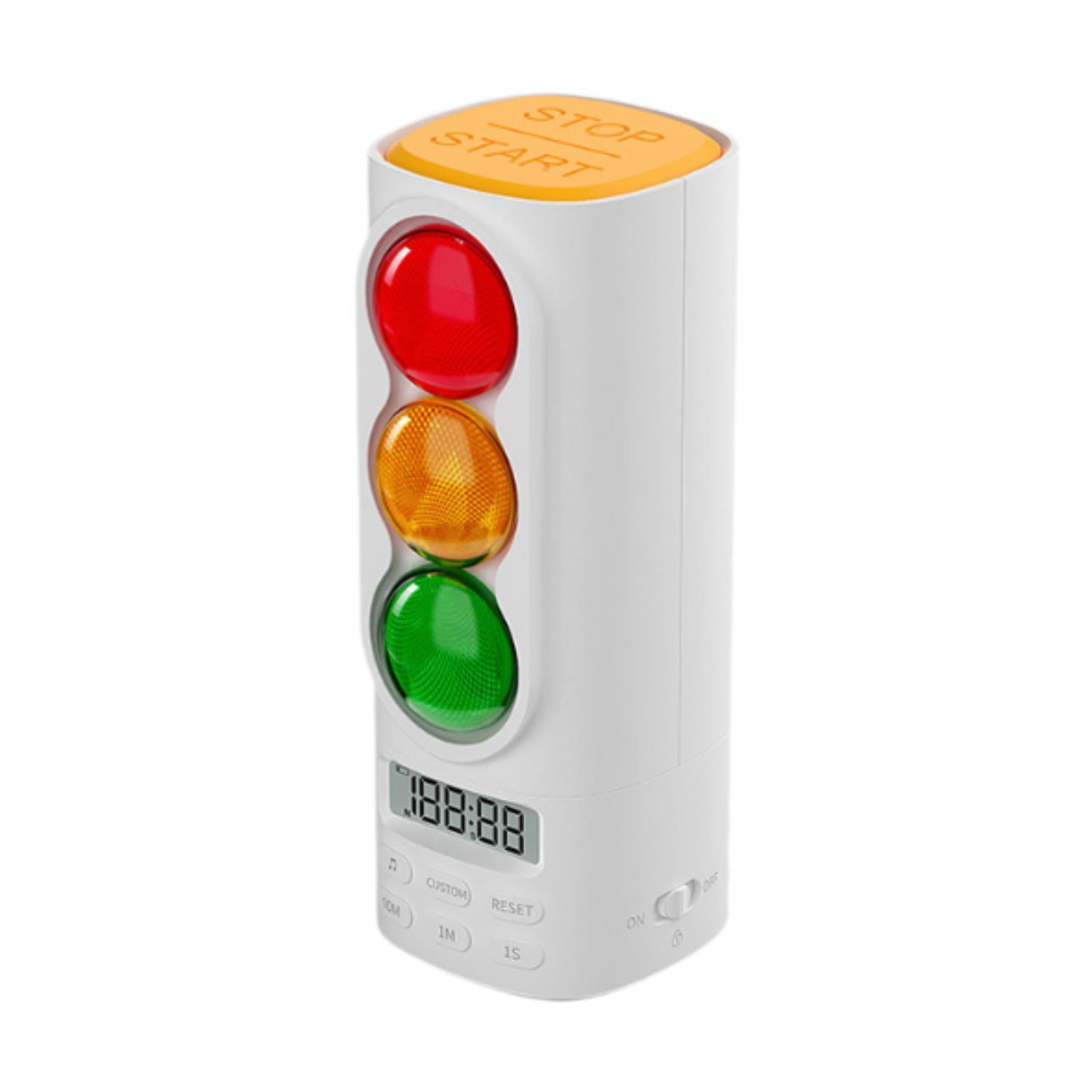 TISHITA Traffic Light Visual Timer No Ticking Baking Alarm Clock for ...