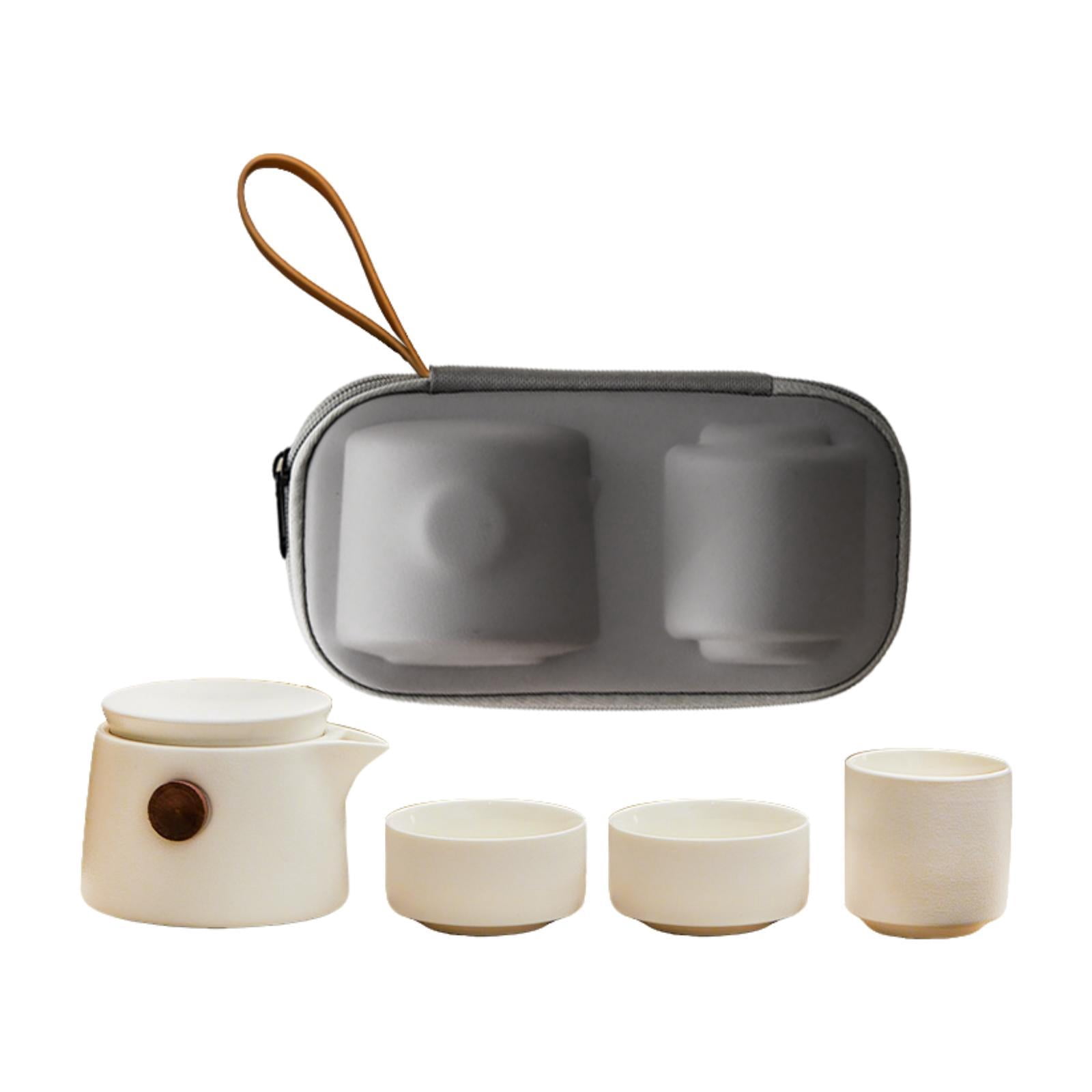 TISHITA Travel Tea Pot Set Portable Kung Fu Teapot for Camping Business ...