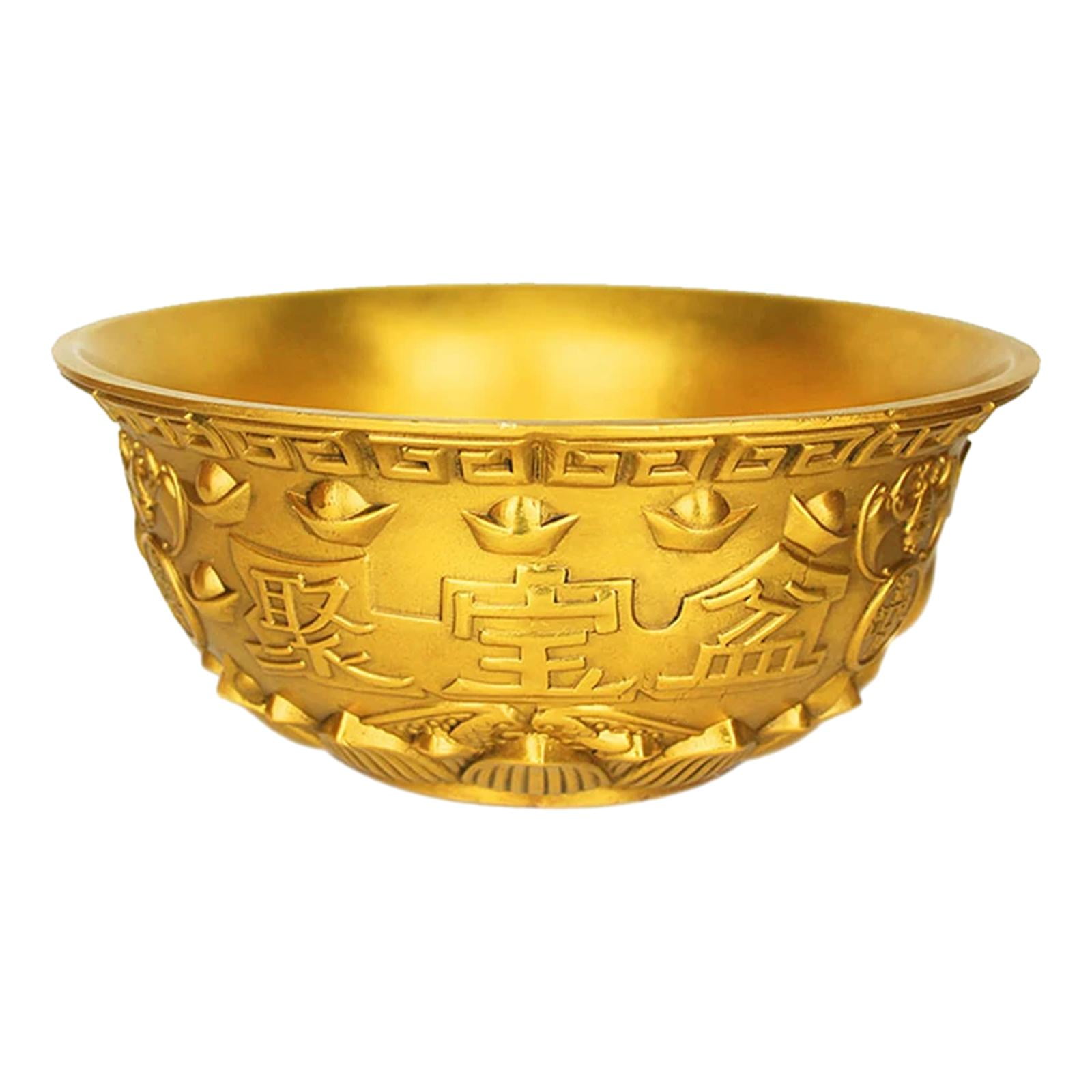 TISHITA Treasure Basin Desktop Ornament, Feng Shui Decor Offering Bowl ...
