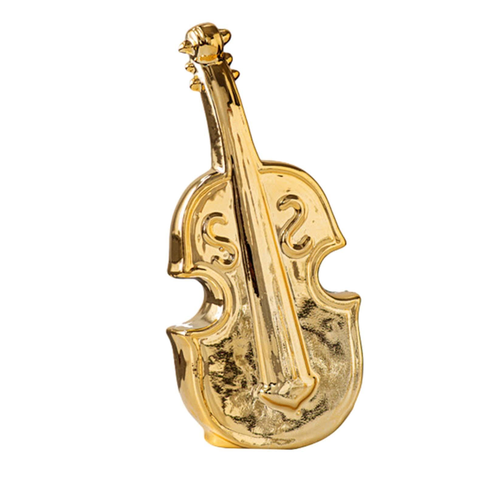 TISHITA Violin Instrument Sculpture Modern Statue Ceramic Novelty ...