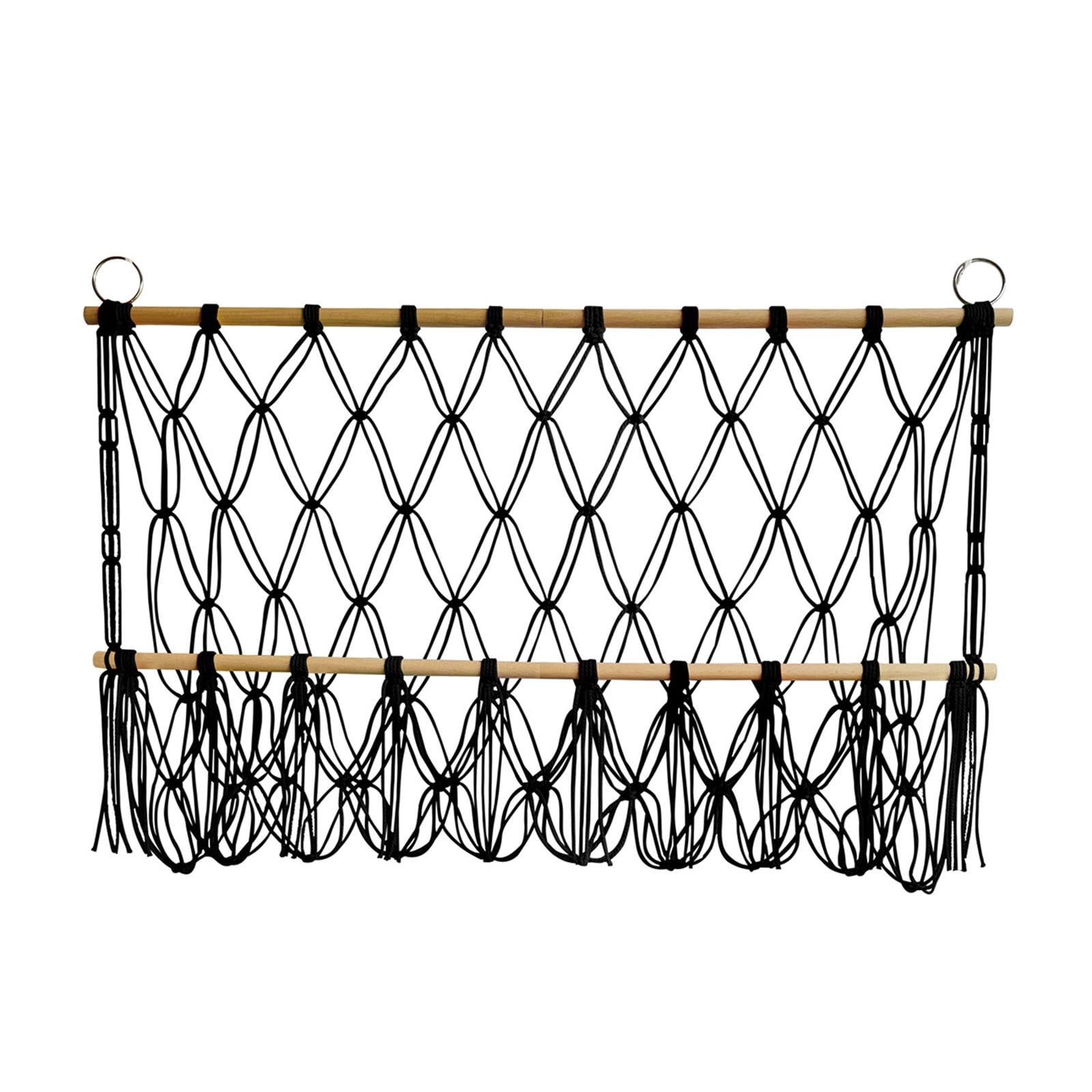TISHITA Wall Hanging Net, Stuffed Animal Hammock, Durable Cotton Rope ...