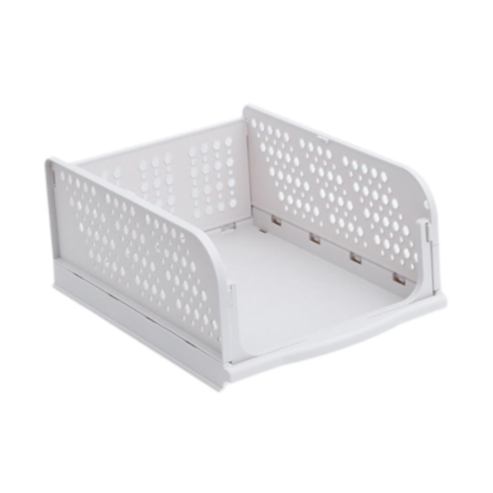 TISHITA Wardrobe Storage Box, Cupboard Storage Organiser, Stackable ...