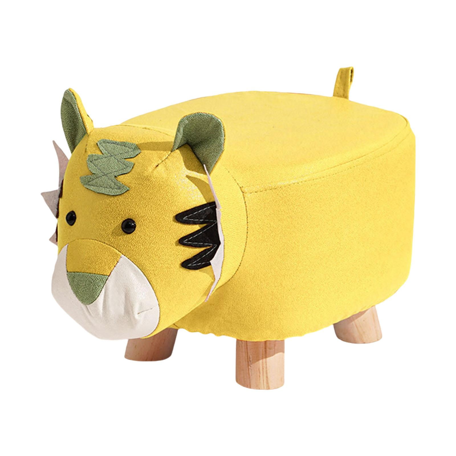 TISHITA Wood Ottoman Stool Low Stool Seat Footrest Nonslip Decorative ...