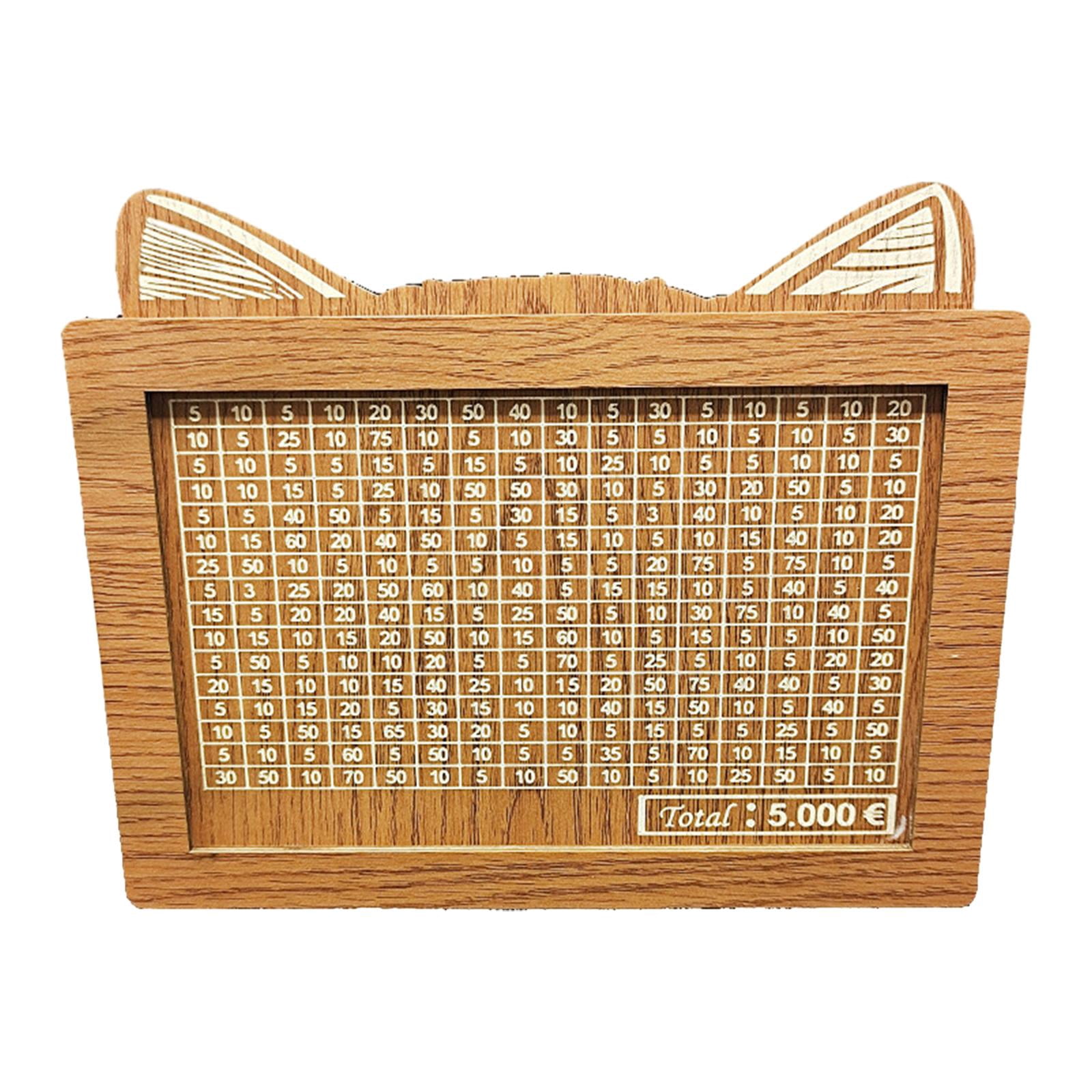 TISHITA Wooden Money Box with Counter Cash Savings Box Creative Home ...