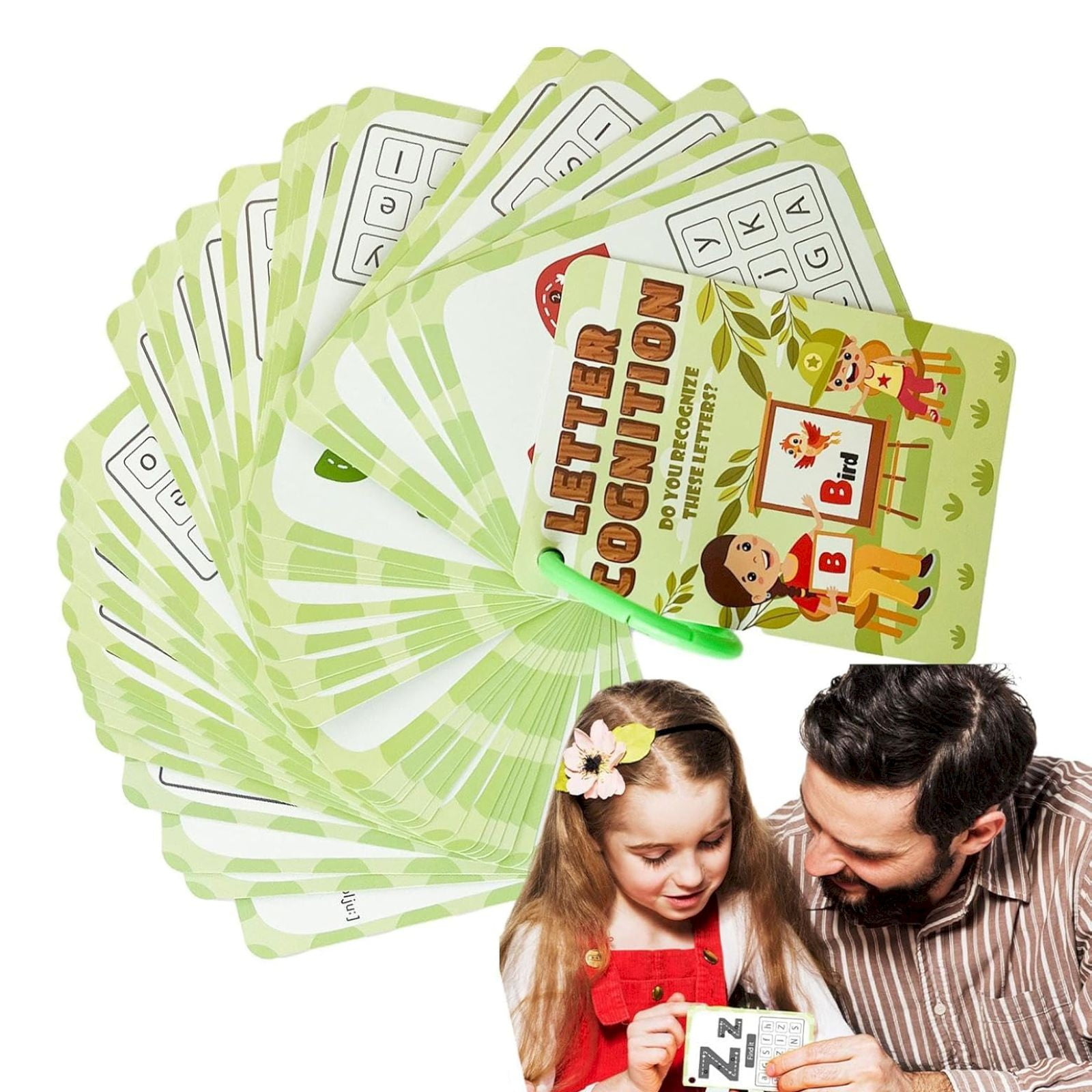 TISUDYE Clearance Toddle Flash Cards Color Alphabet Flash Cards ...