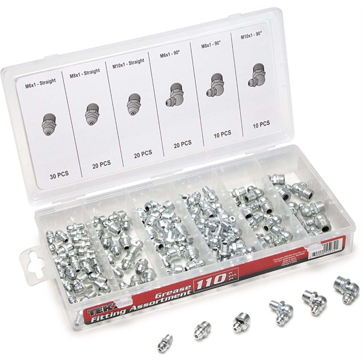 TITAN 110-PC GREASE FIT ASSORTMENT - Walmart.com