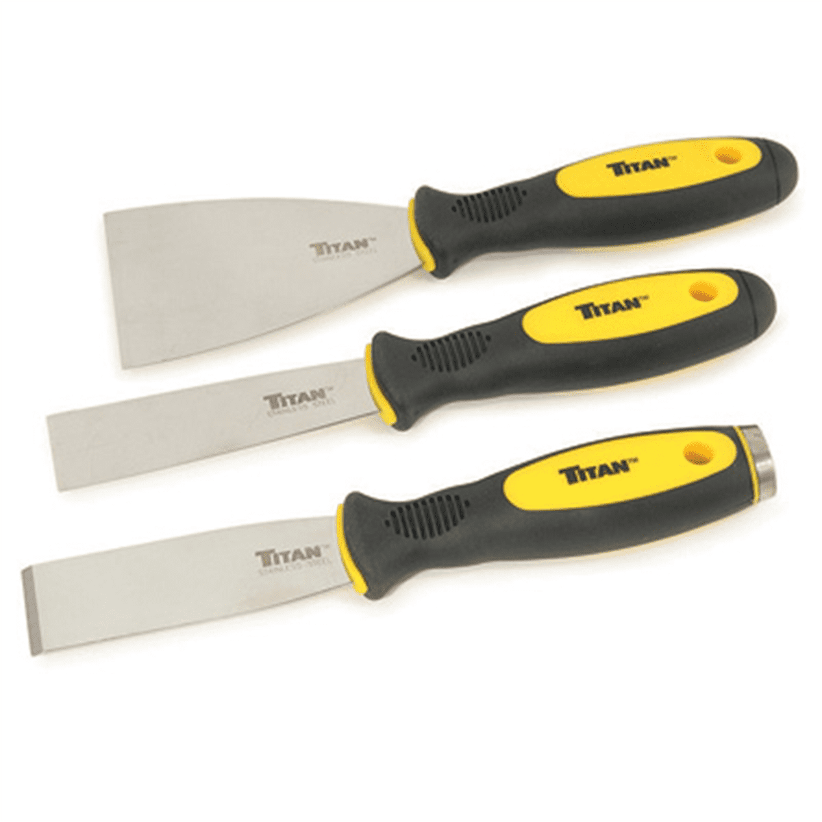 TITAN 3-PC ERGONOMIC HANDLE SCRAPER SET - Walmart.com