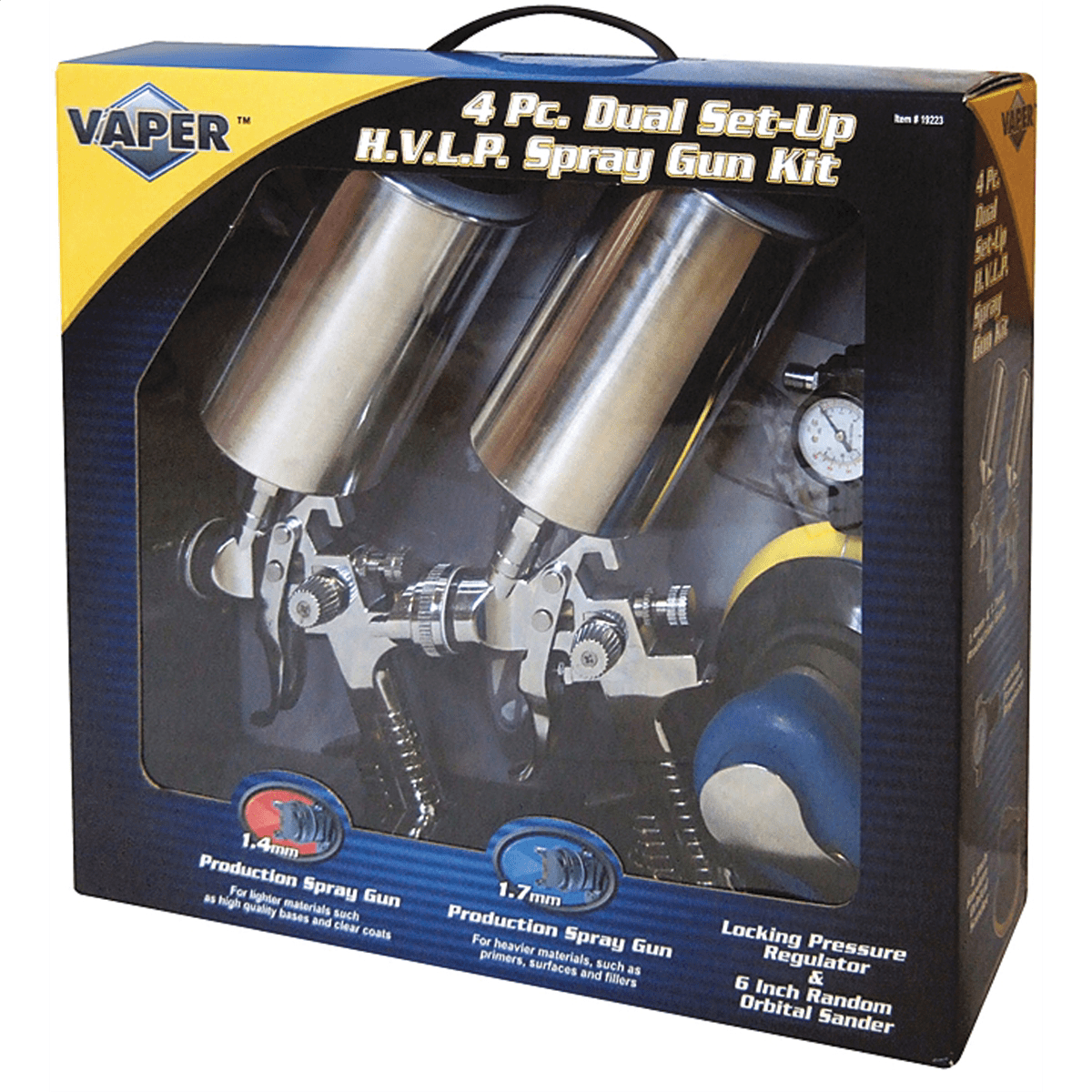 TITAN 4-PC HVLP DUAL SET-UP SPRAY GUN KIT - Walmart.com
