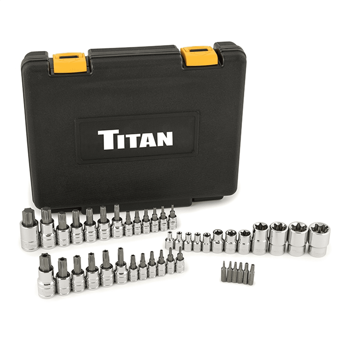 TITAN 43-PC MASTER STAR BIT SOCKET SET - Walmart.com