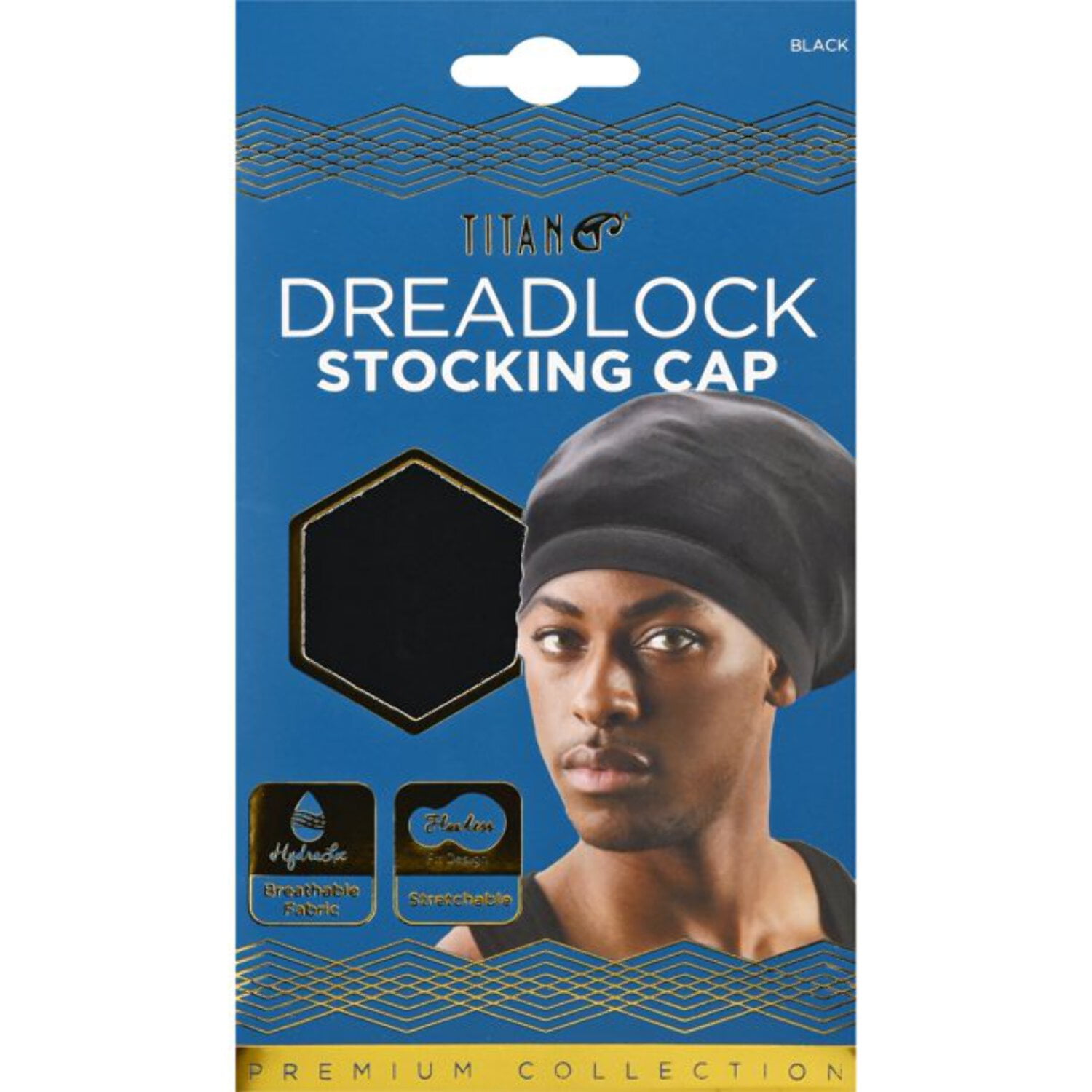 TITAN - Classic Dreadlock Stocking Cap BLACK (#22136) - Walmart.com