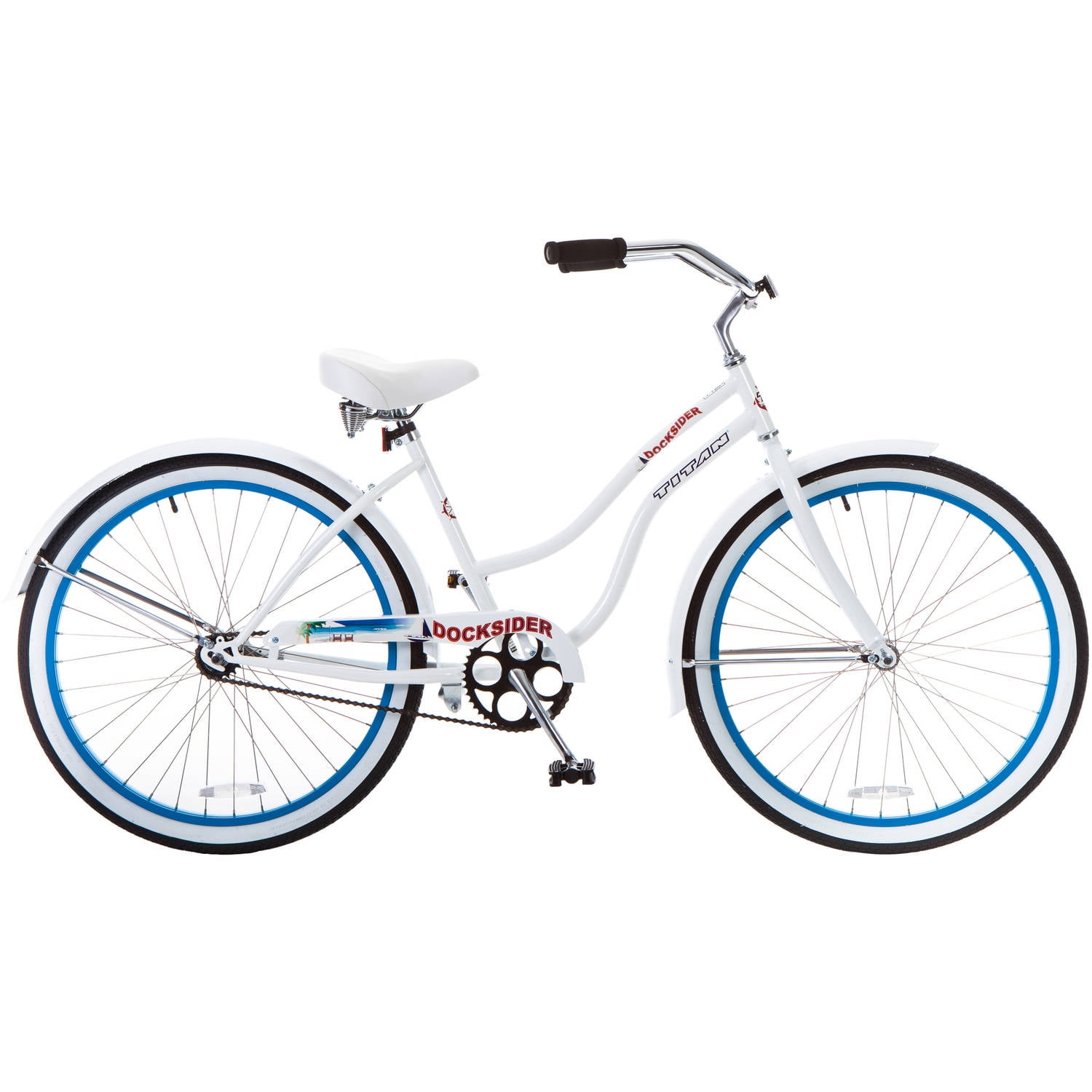 Free Shipping! Titan Women's Beach Cruiser Bike Baby Blue 26 Tires ...