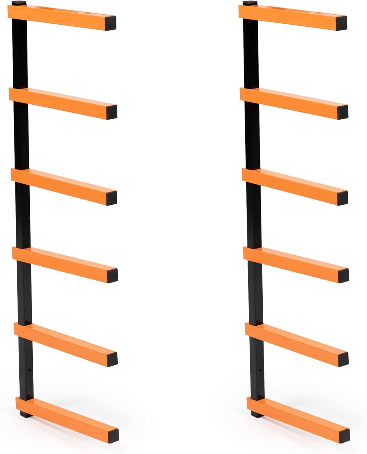 TITAN GREAT OUTDOORS 6-Level Storage Rack, Rated 600 LB, Wall-Mounted ...