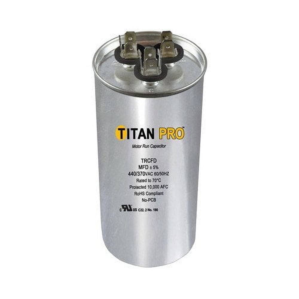 TRCD605 60+5 MFD 370V Round Run Capacitor - Walmart.com