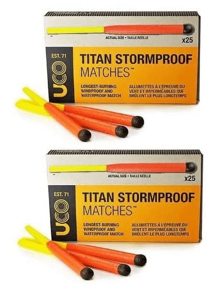 TITAN STORMPROOF MATCHES REFILL 2 PACKS - Walmart.com