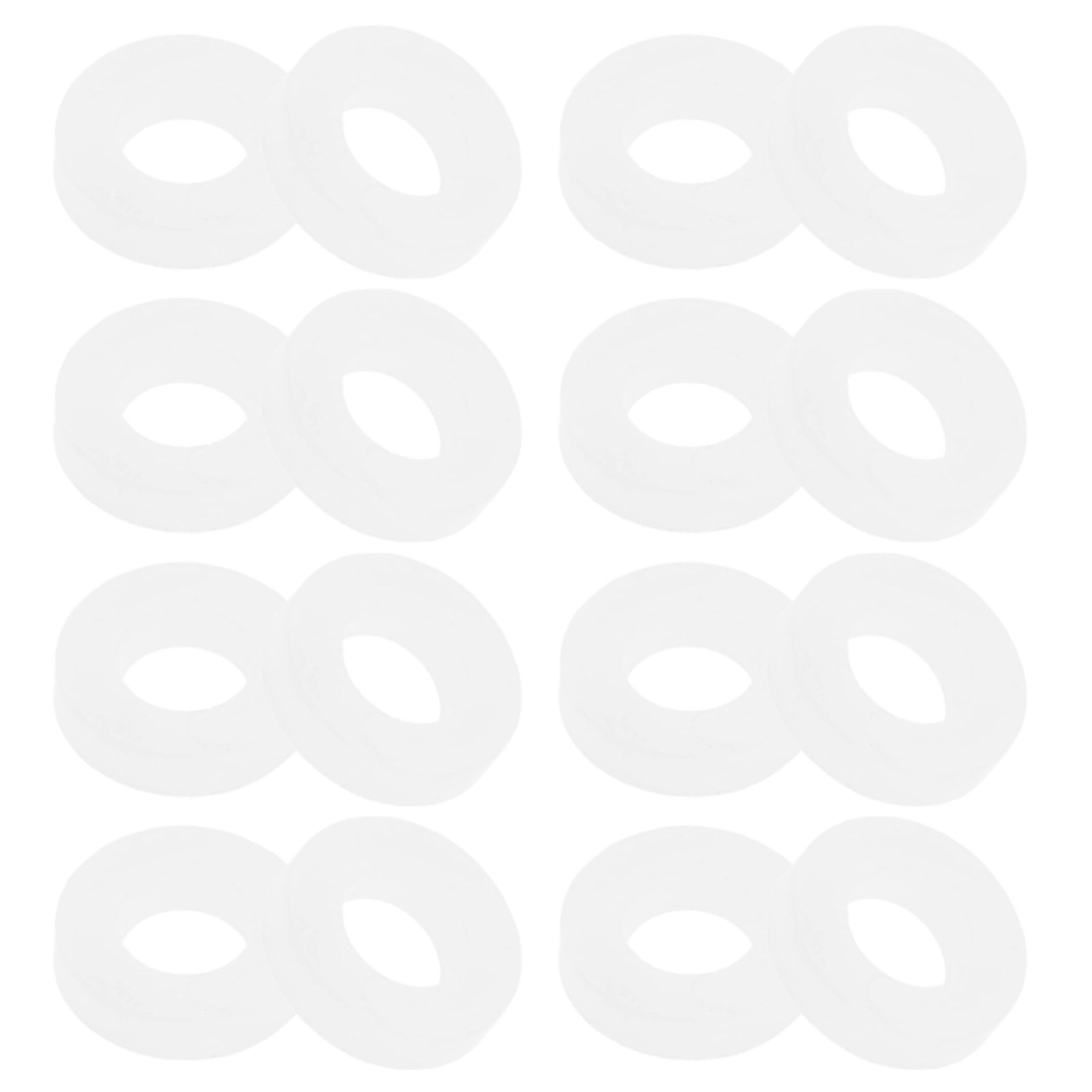 TITINICE 100Pcs Drum Washers for Snare Drum White Plastic Washers for ...