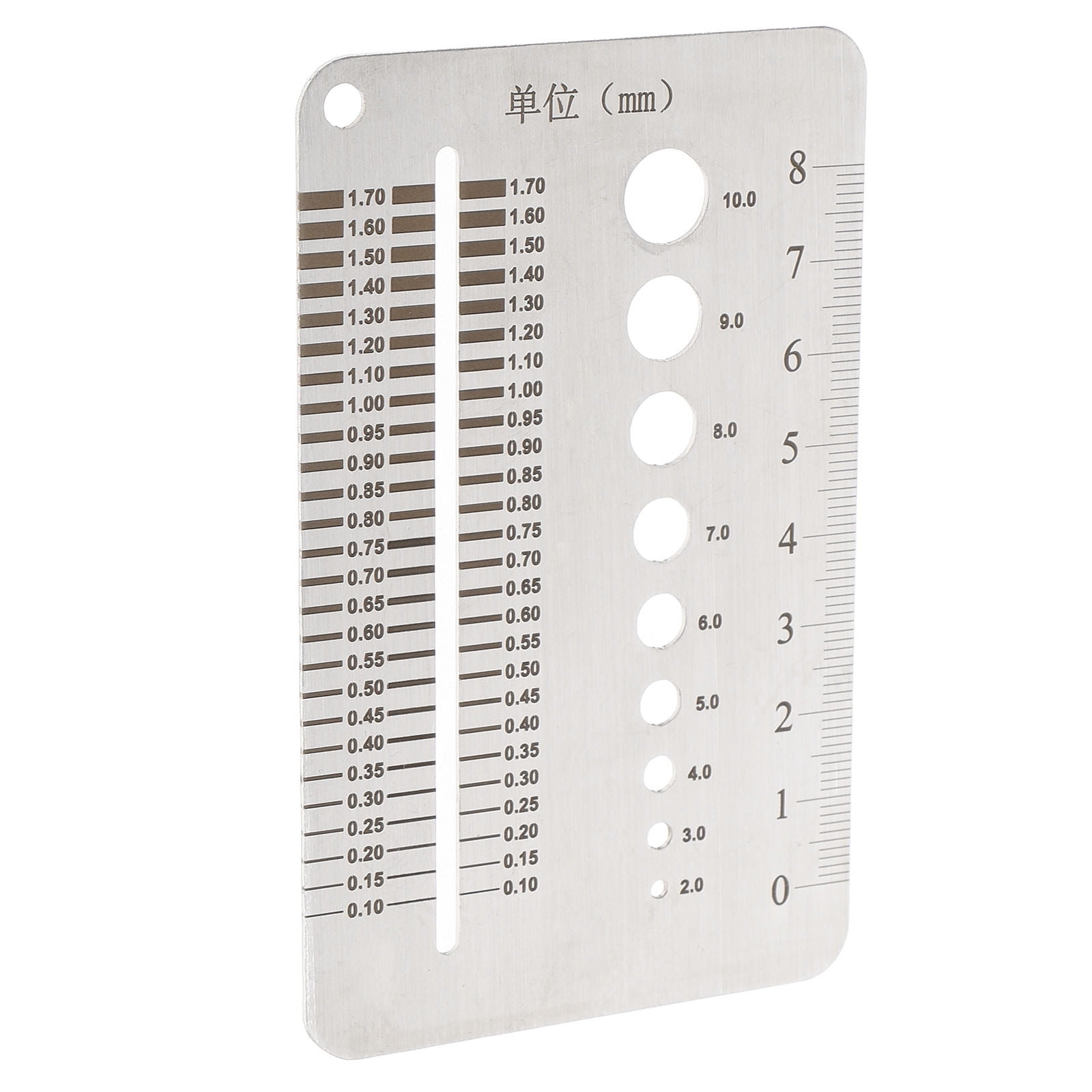 TITINICE 1Pack Gap Measure Tool Flat Shape Thickness Gauge Measuring ...