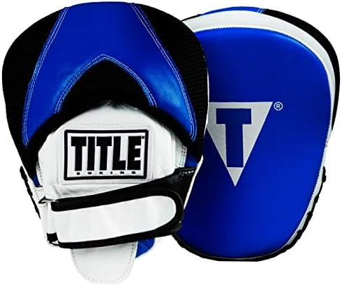 TITLE Boxing Flurry Pro Punch Mitts, Blue/Black - Boxing Pads, Muay ...