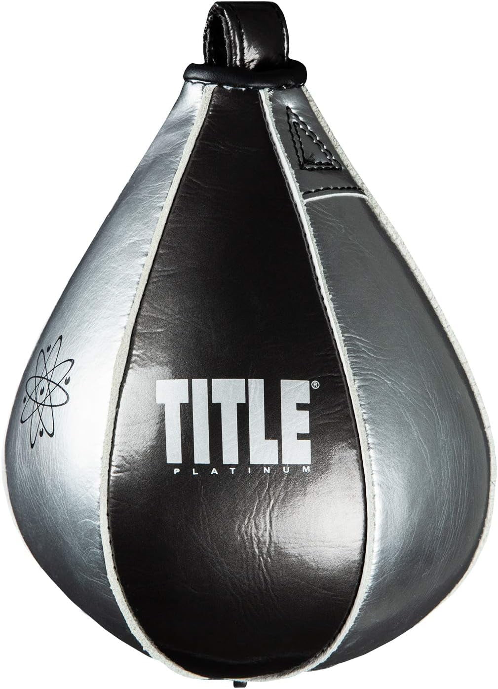 TITLE Boxing Platinum Atomic Speed Bag, Black/Platinum, 4" x 6 ...