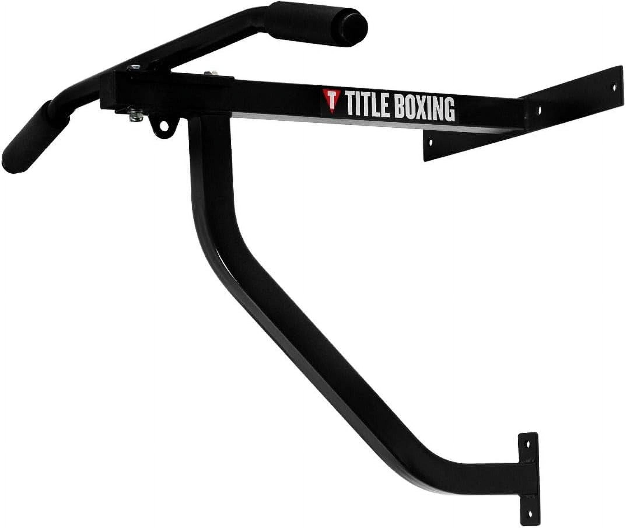 TITLE Boxing Wallmount Pull-Up Bar & Bag Hanger - Heavy Bag Hanger ...