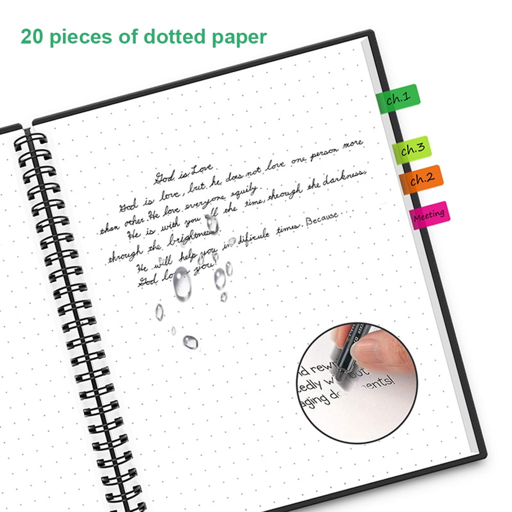 TITOUMI A6 Smart Reusable Notebooks, Spiral Notebook, Flip Executive ...