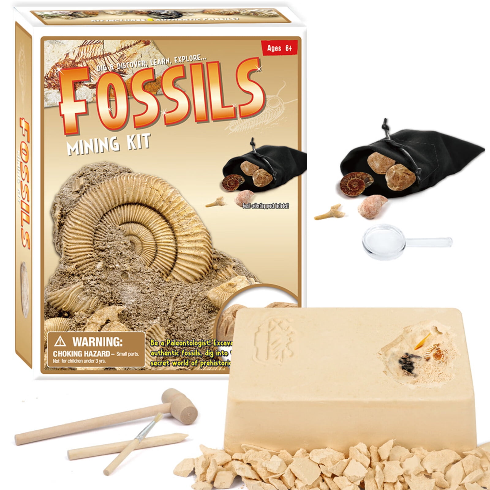 TITOUMI Atlantis Gemstones Dig Kit Pearls Excavation Kits Fossils ...