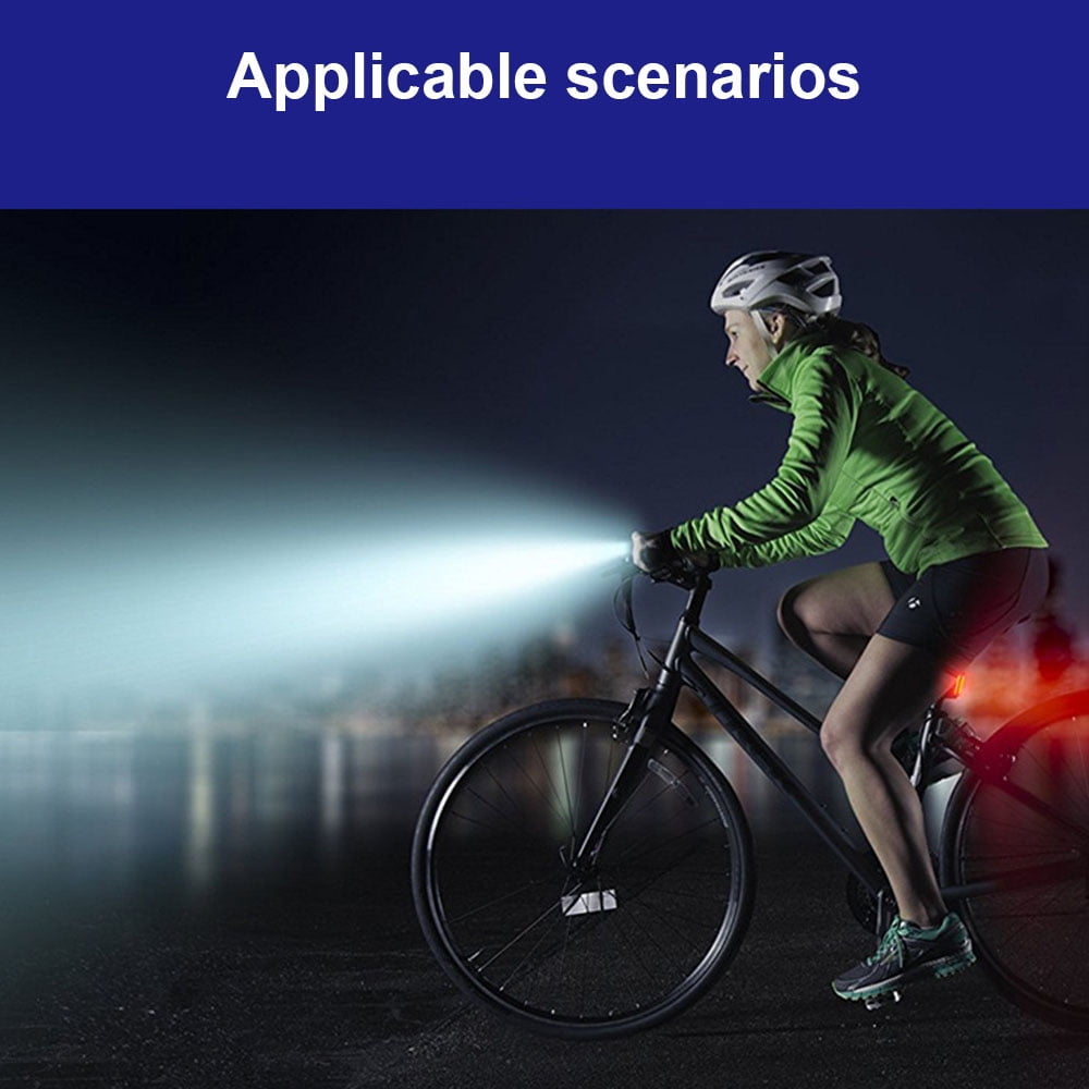 TITOUMI Bike Lights, Bike Reflectors Front and Back. LED Rechargeable ...