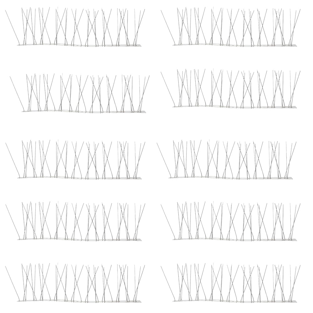 TITOUMI Bird Spikes for Pigeons Birds Cat, 10 Strips Anti Bird Spikes ...