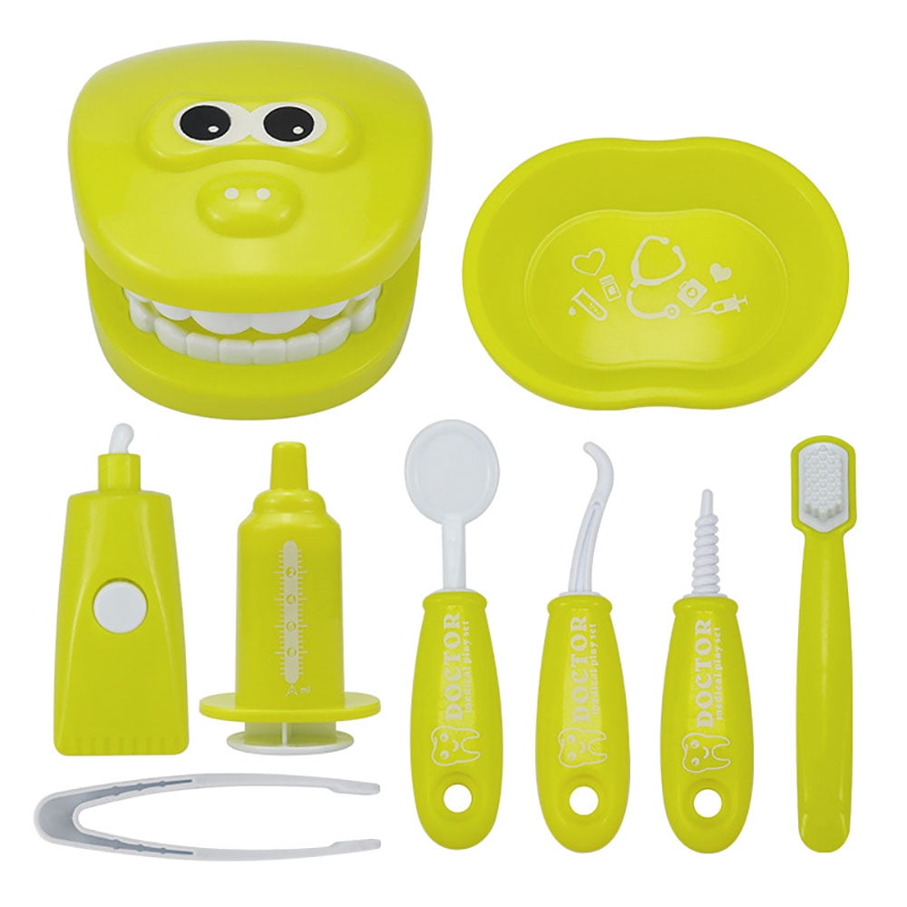 TITOUMI Dental Early Education Brushing Toys, 9Pcs Bulk Dentist Role ...