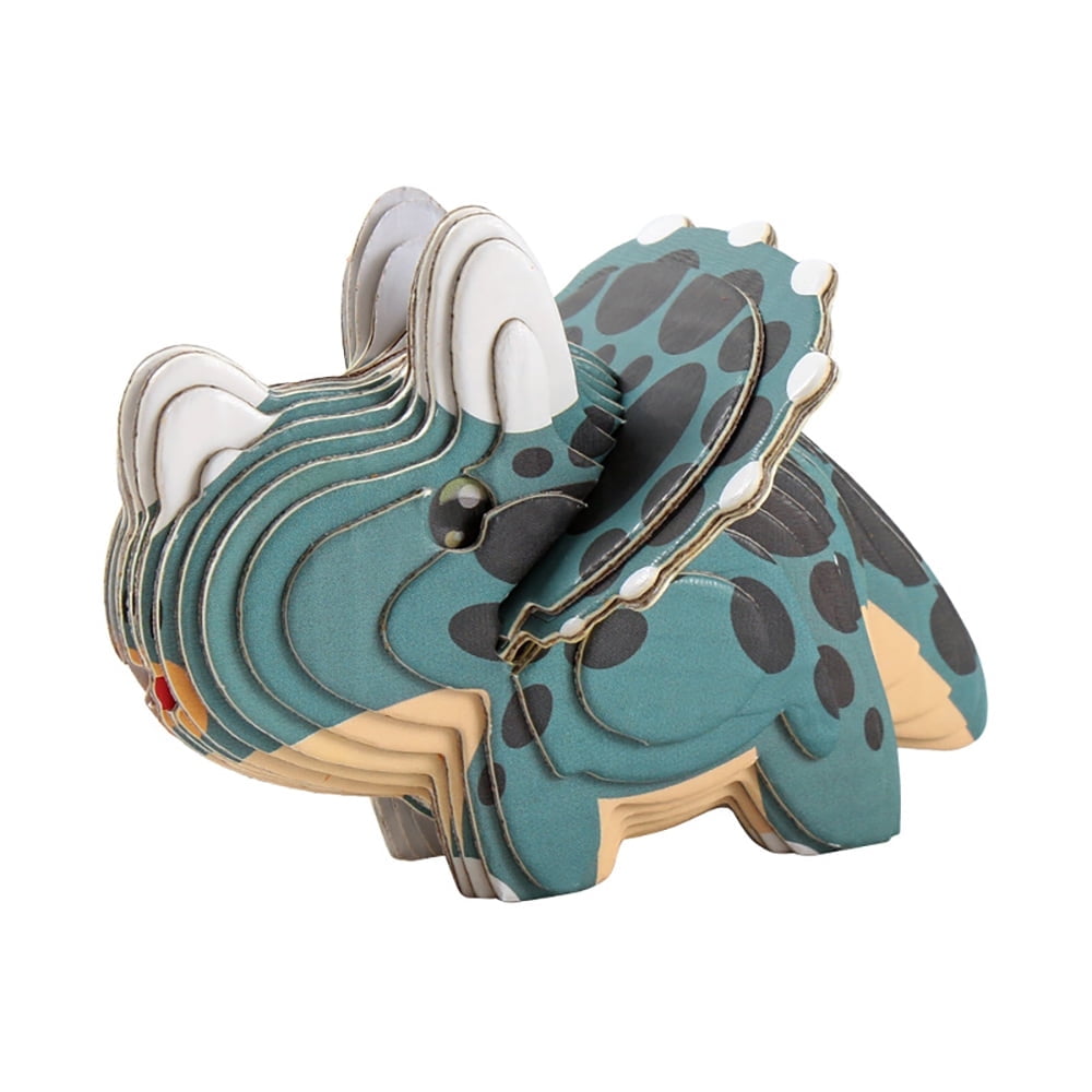 TITOUMI Dinosaur 3D Paper Puzzle For Kids Educational Montessori Toys ...