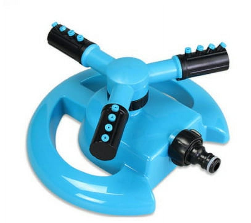 TITOUMI Garden Water Sprinklers, 3-Arms Nozzle Automatic 360 Degree ...