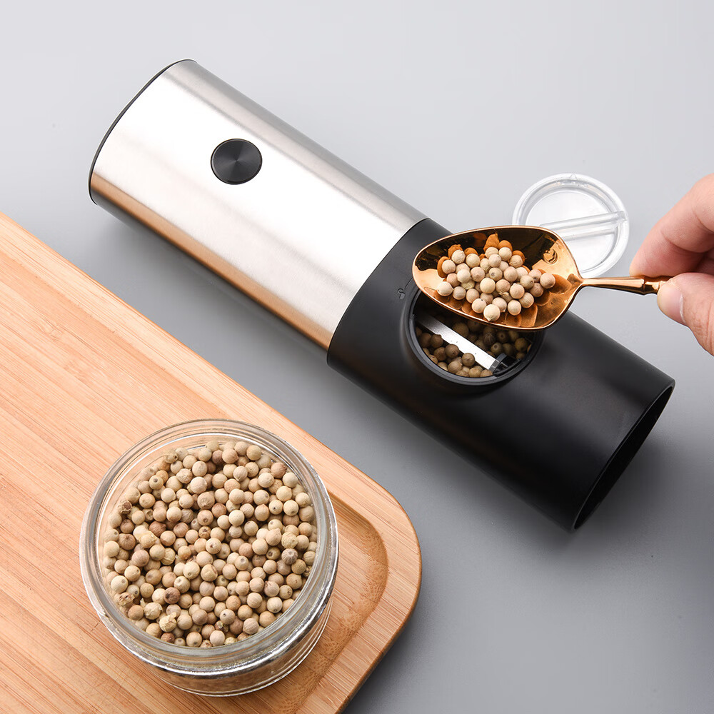 TITOUMI Gravity Electric Salt and Pepper Grinder - Large Capacity ...