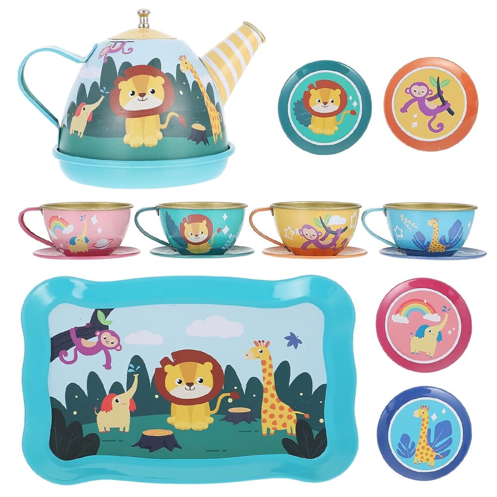 TITOUMI Kid Tea Set Toy, Pretend Afternoon Tea Playset, Including ...