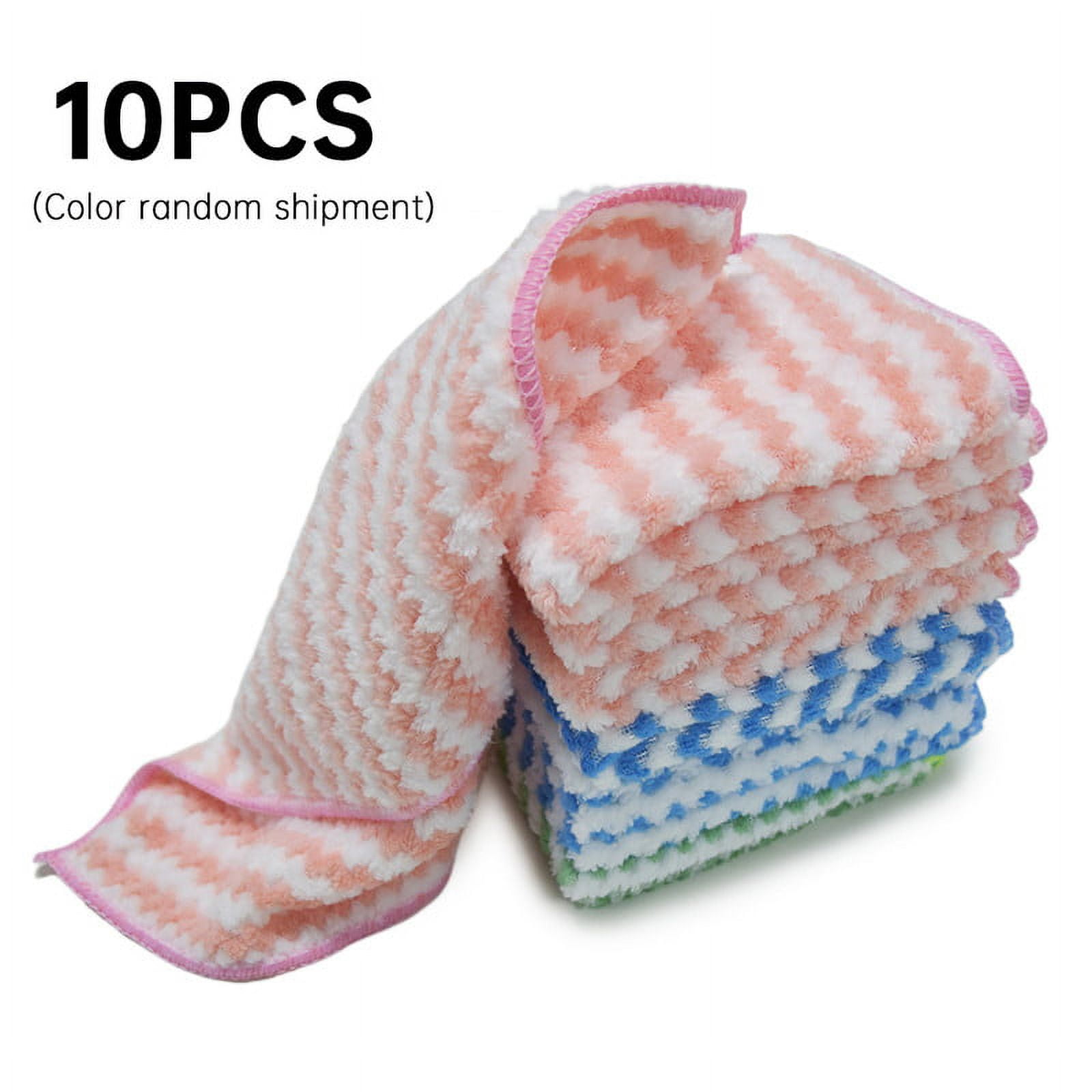 TITOUMI Kitchen Towels, Dishcloths Set of 10, Bulk Cotton Towel, Dish ...