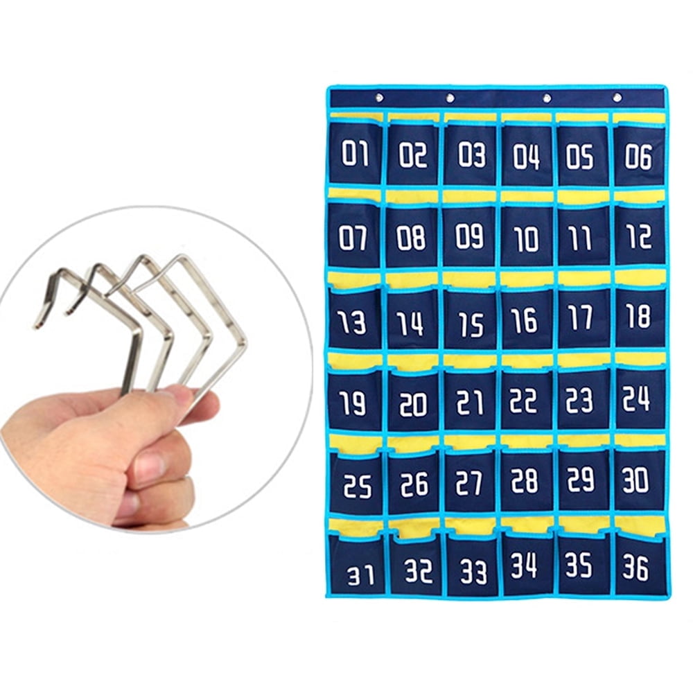 TITOUMI Numbered Classroom Sundries Closet ket Chart for Cell Phones ...