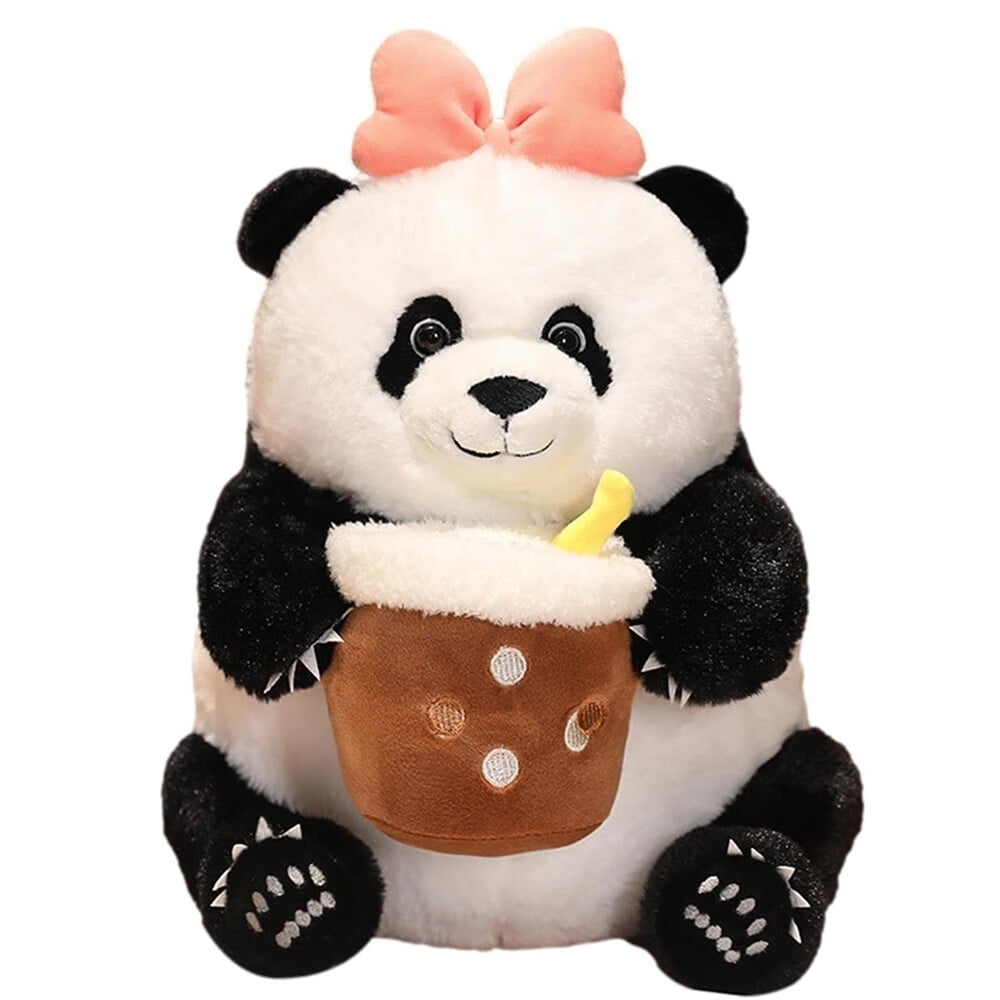 TITOUMI Panda Stuffed Animal, 13-Inch P Panda with Bamboo Toy Gifts for ...