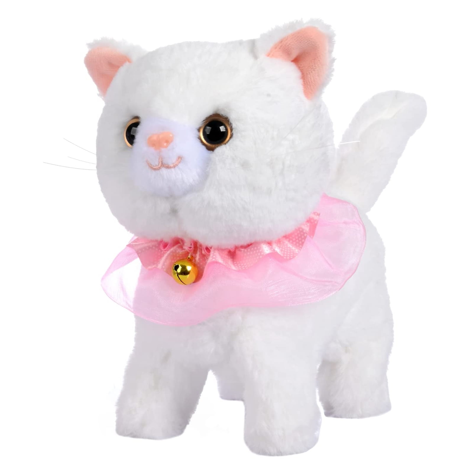 TITOUMI Remote Control Interactive Plush Cat - Walking, Barking ...
