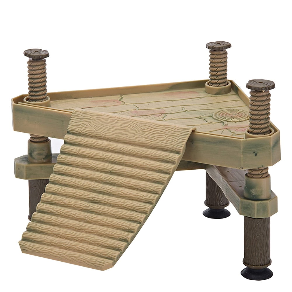 TITOUMI Reptile Turtle Frog Pier Floating Basking Platform, Ramp Ladder ...