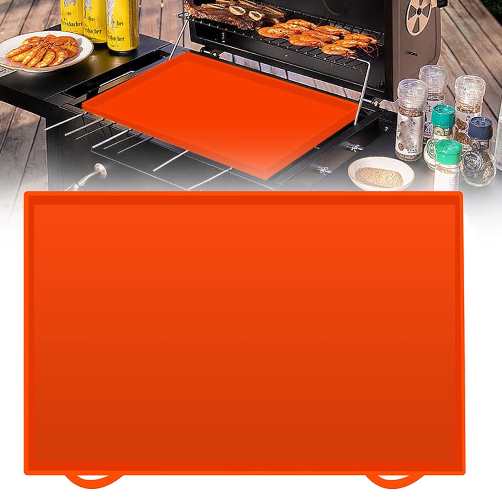TITOUMI Silicone Griddle Mat, Orange 36-Inch Handle Style Bla Stone ...