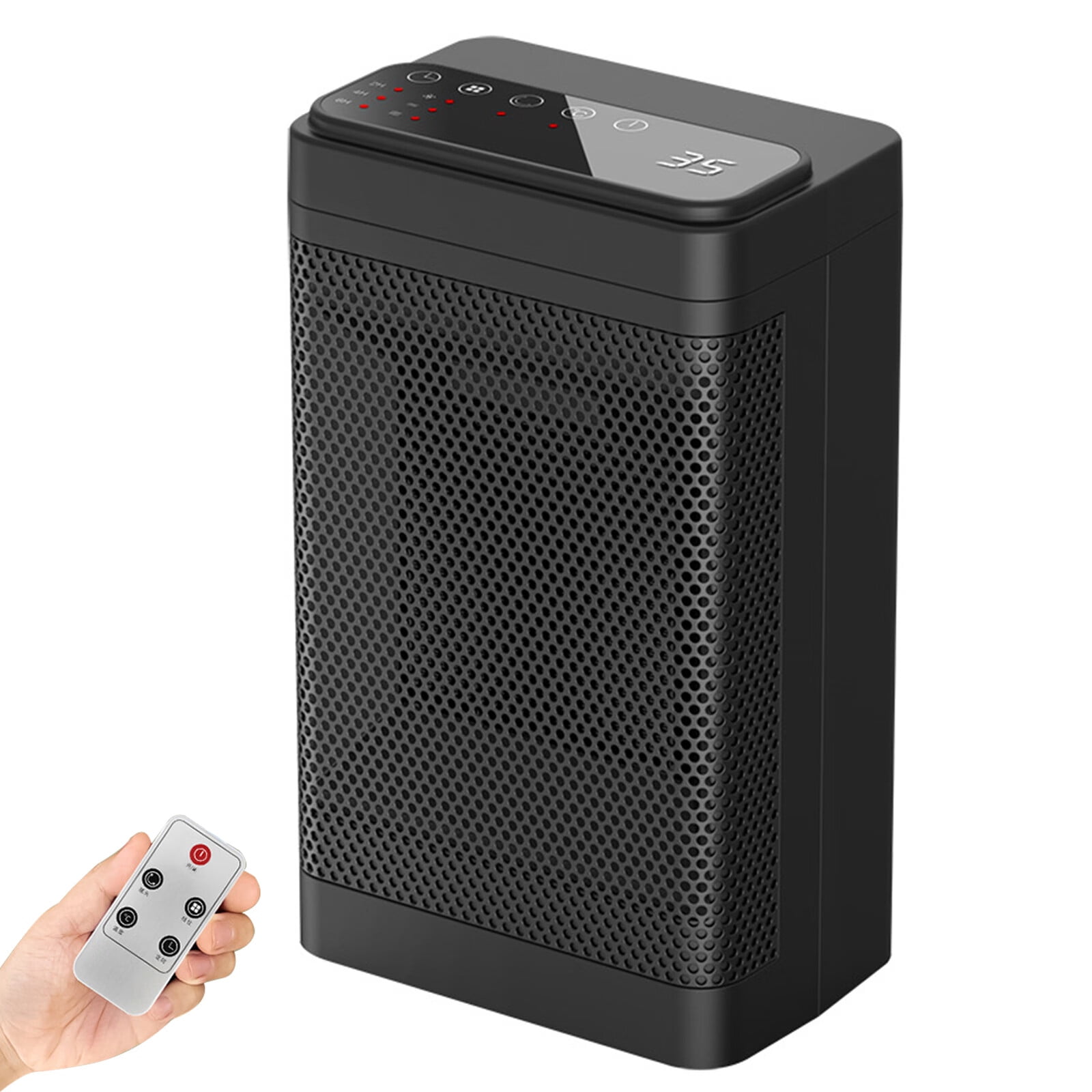 TITOUMI Small Space Heater, 1500W Adjustable PTC Ceramic Electric ...