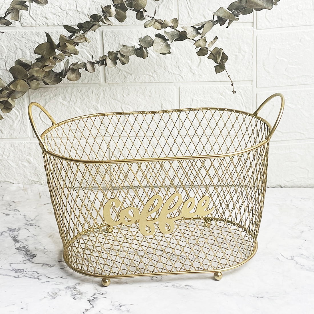 TITOUMI TRENDY HANDICRAFTS Cast Iron Plated Decorative Wire Round ...