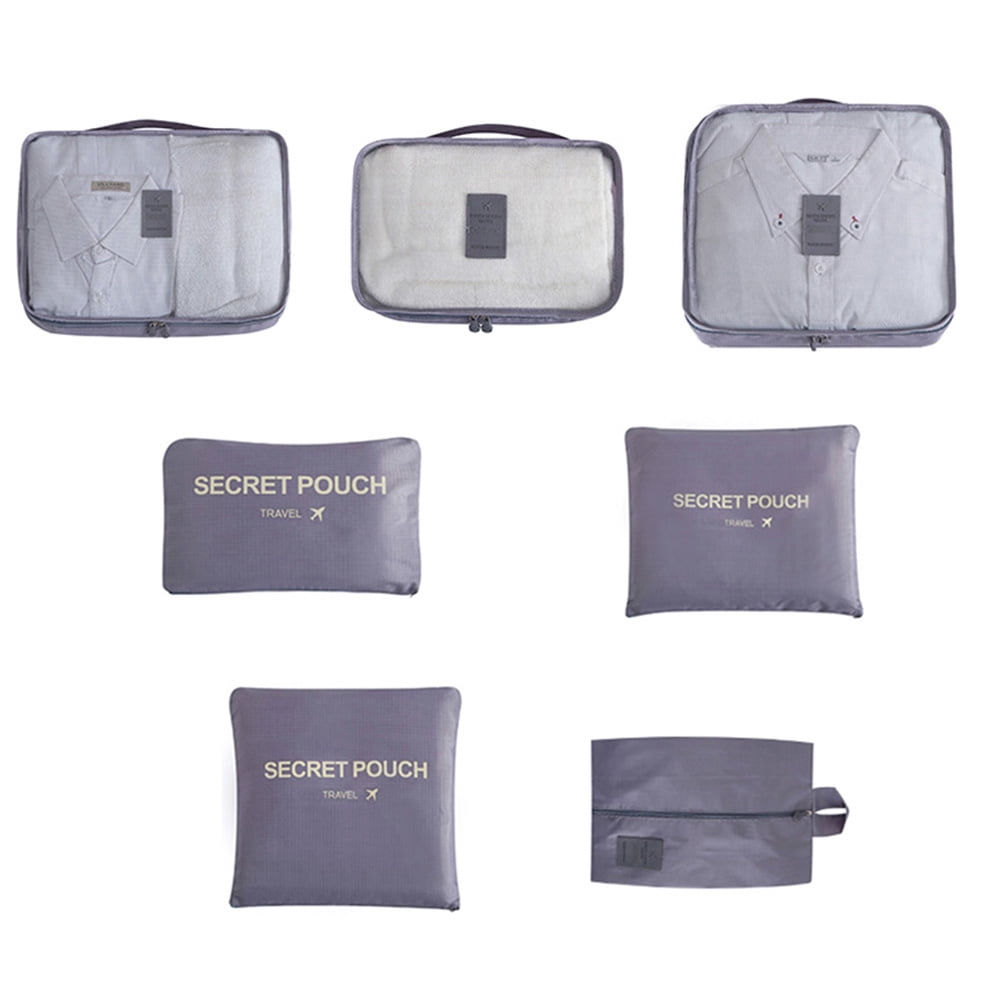 TITOUMI Travel Packing Cubes (7-Piece), Extra Durable Water-Resistant ...