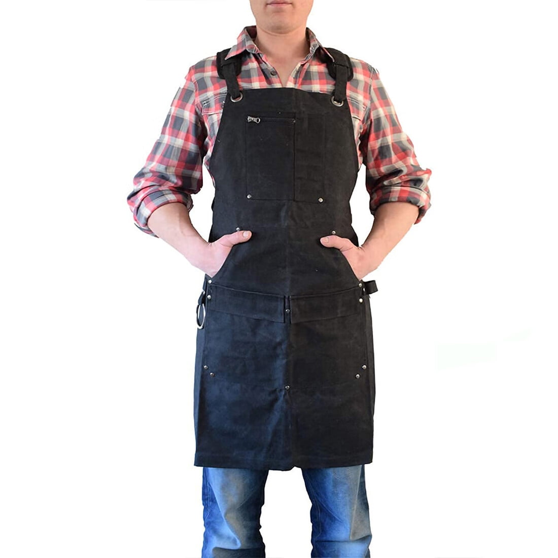TITOUMI Work Aprons for Men, Shop Carpenter, Woodworking Apron, Waxed ...