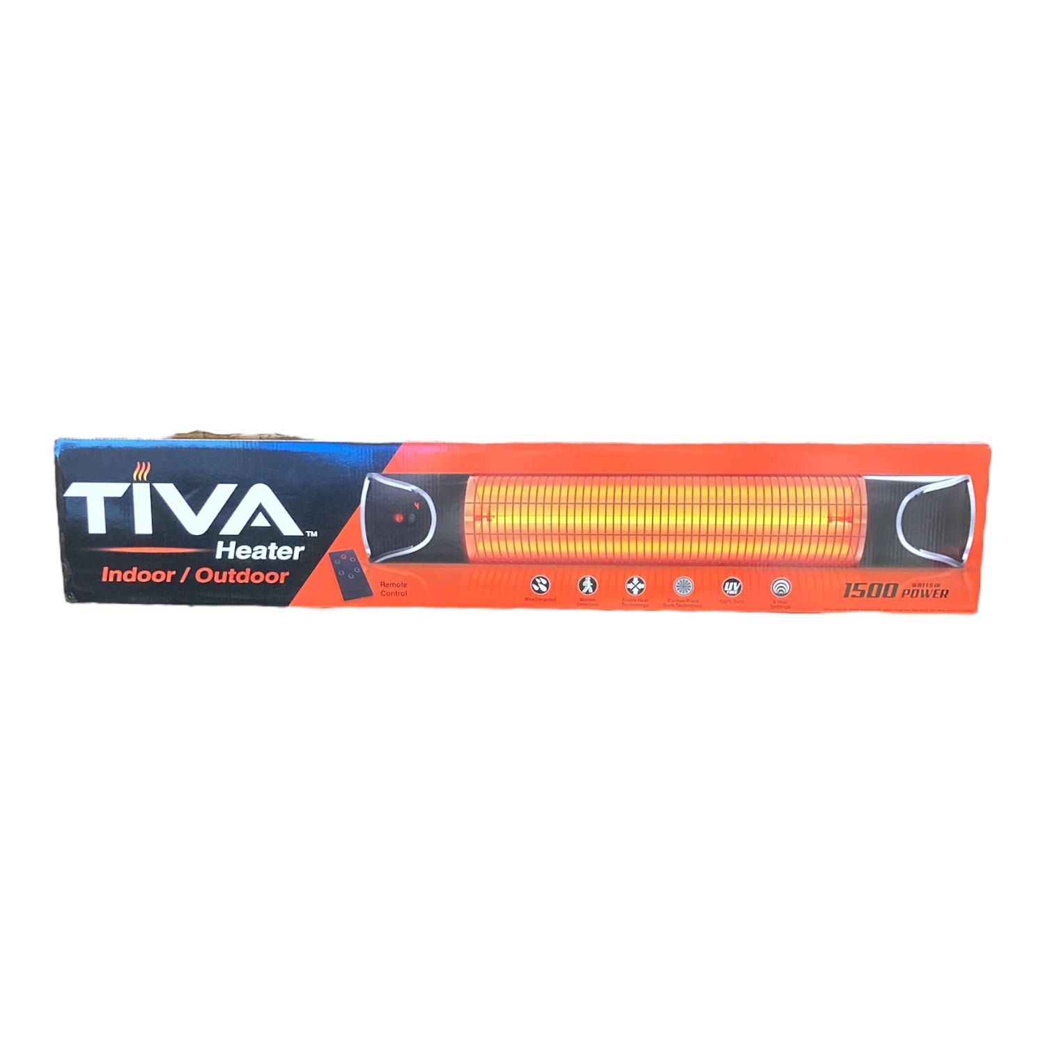 TIVA Heater Indoor / Outdoor Infrared 1500W Electric Patio Heater ...