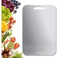 TIVEREX Titanium Cutting Board, 13.4x9" Seamless, Double-Sided ...